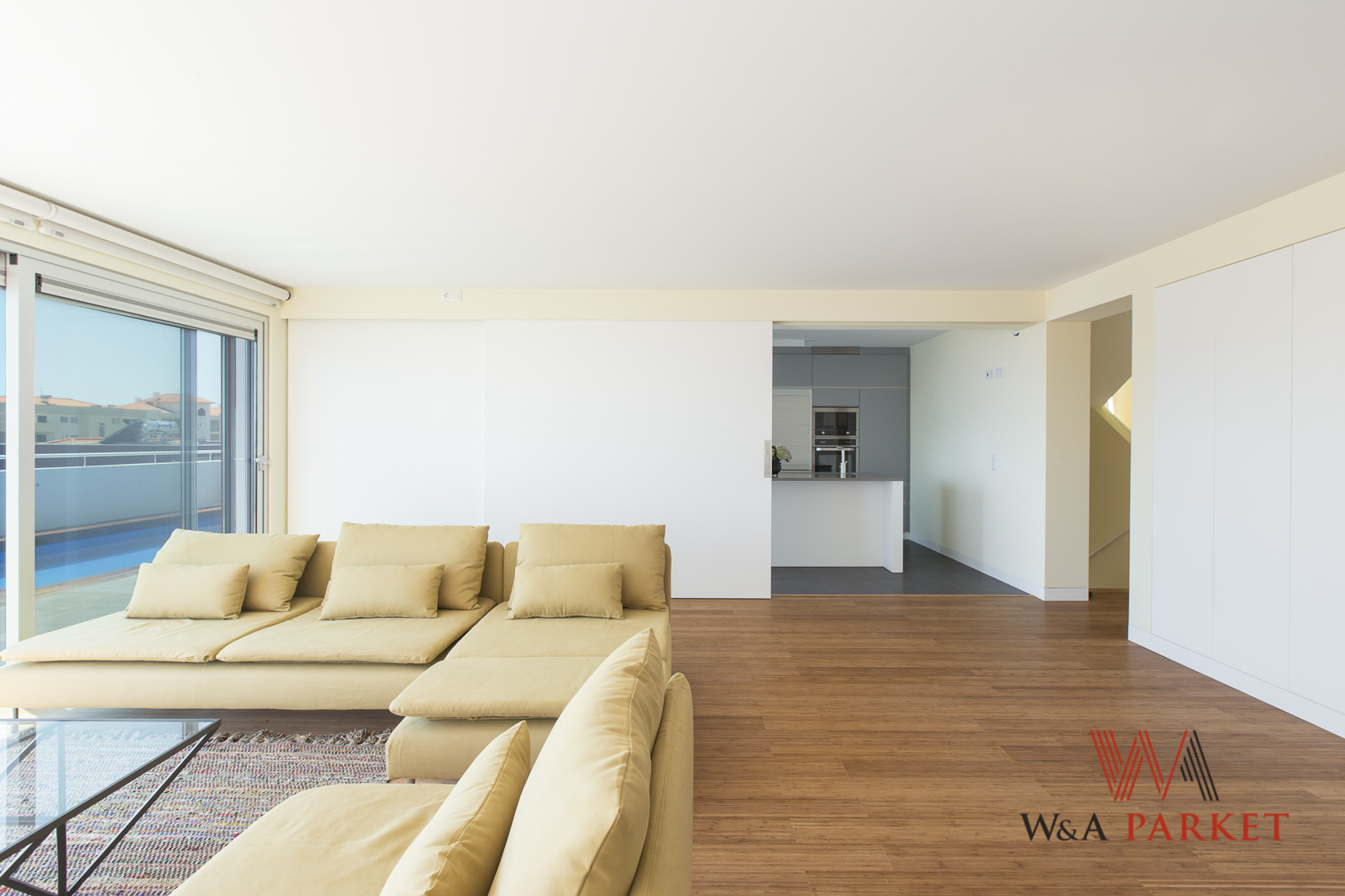 Nieuwe Bamboe visgraat parket. Density & Side pressed | W&A Parket